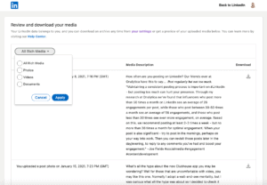 How to Download Your LinkedIn History