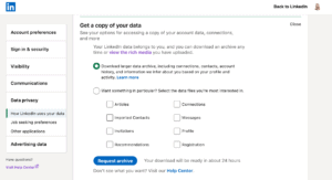 How to Download Your LinkedIn History