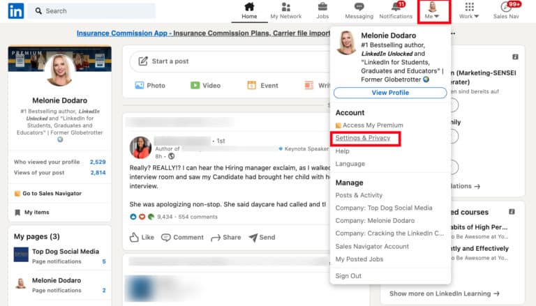 How to Download Your LinkedIn History