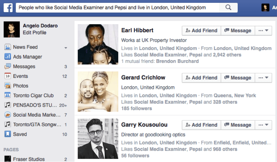 6 Facebook Graph Search Tricks No One Talks About [Tutorial] | Social ...